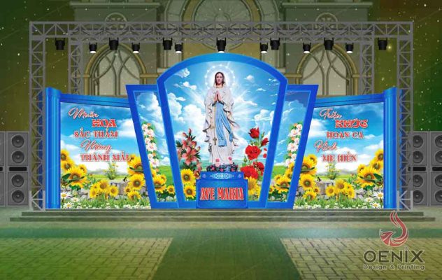 Tổng hợp Phông (Backdrop) mừng lễ Công Giáo - Phước Nguyễn